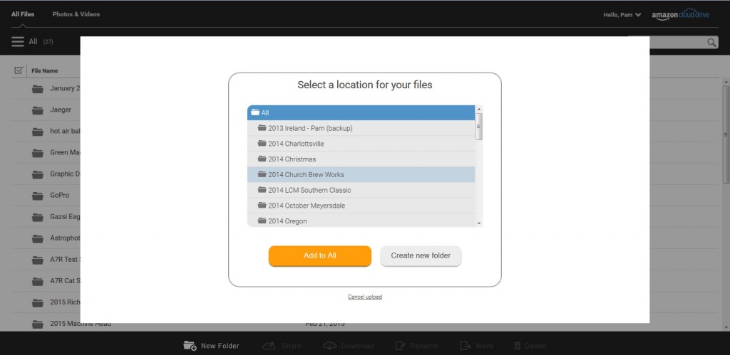 Amazon Cloud Drive's Unlimited Photo Storage