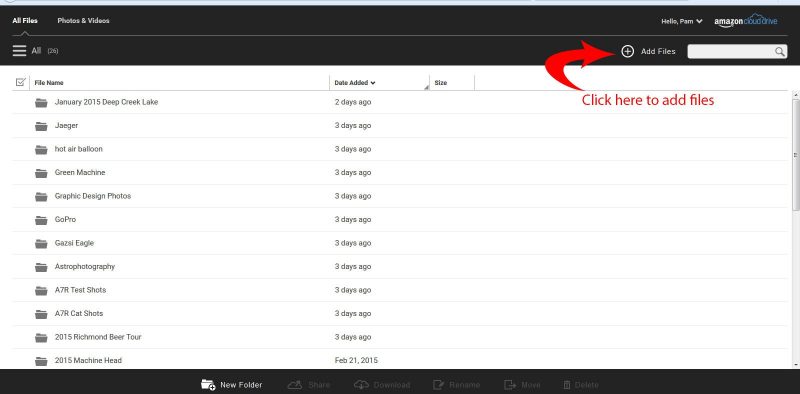 Amazon Cloud Drive's Unlimited Photo Storage