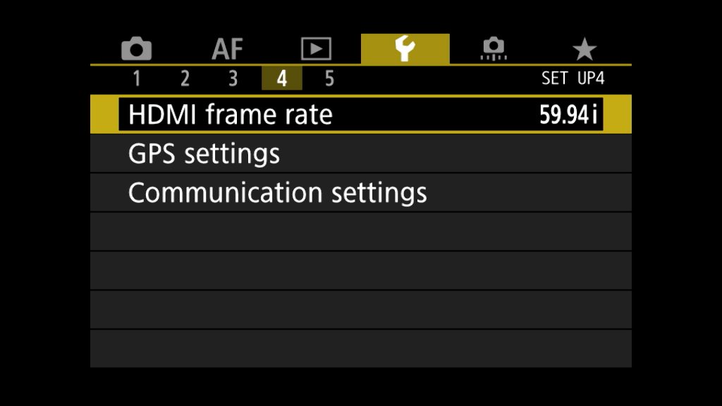 Using an External HDMI Recorder with a Canon 5D Mark IV