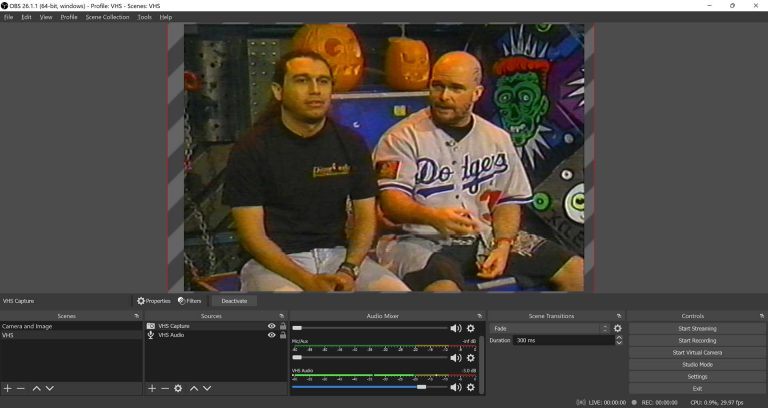 Digitizing VHS Tapes Using OBS - Tim Ford Photography & Videography
