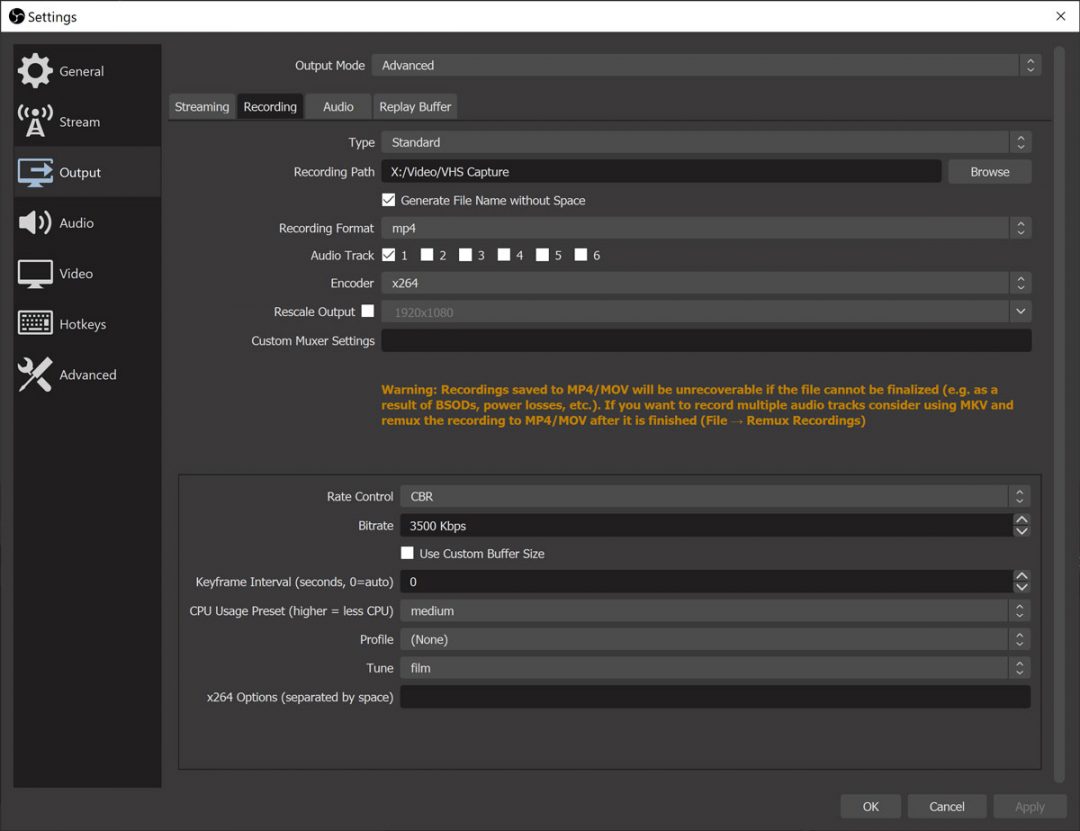 Digitizing VHS Tapes Using OBS - Tim Ford Photography & Videography