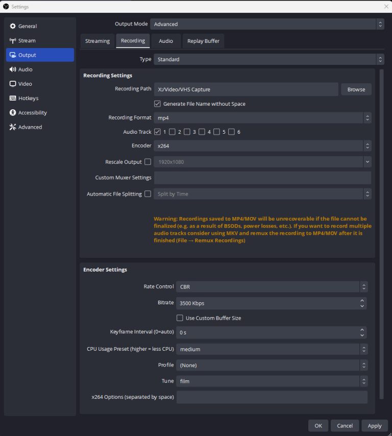 Digitizing VHS Tapes Using OBS - Tim Ford Photography & Videography