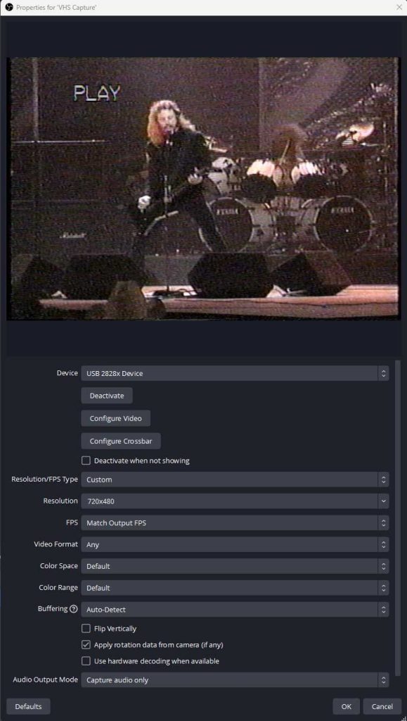 Digitizing VHS Tapes Using OBS - Tim Ford Photography & Videography